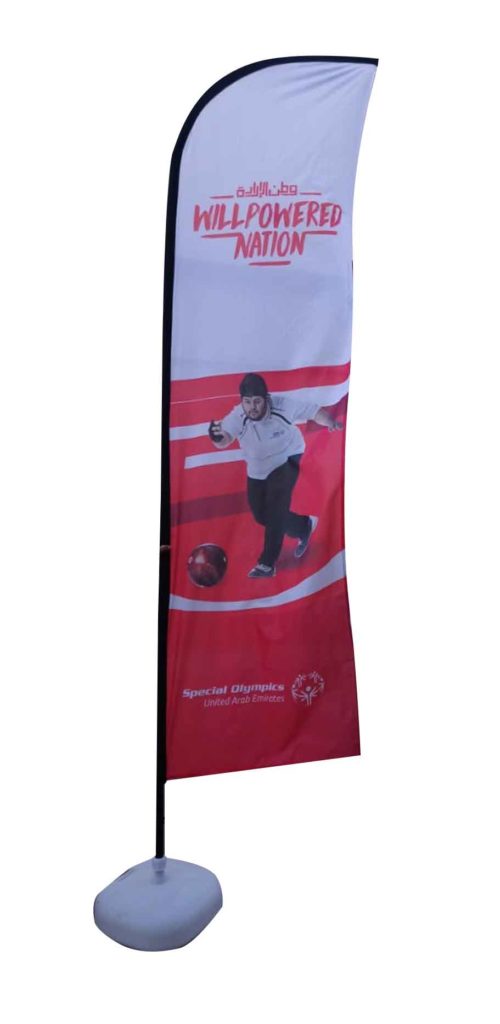 Curved Top Flag - Eon Print Solutions